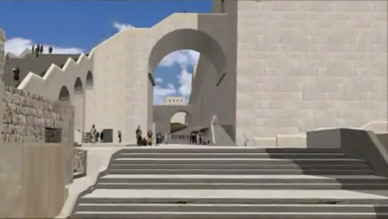 Muchas partes del Beit Hamikdash se pueden ver hasta hoy en día, como ...